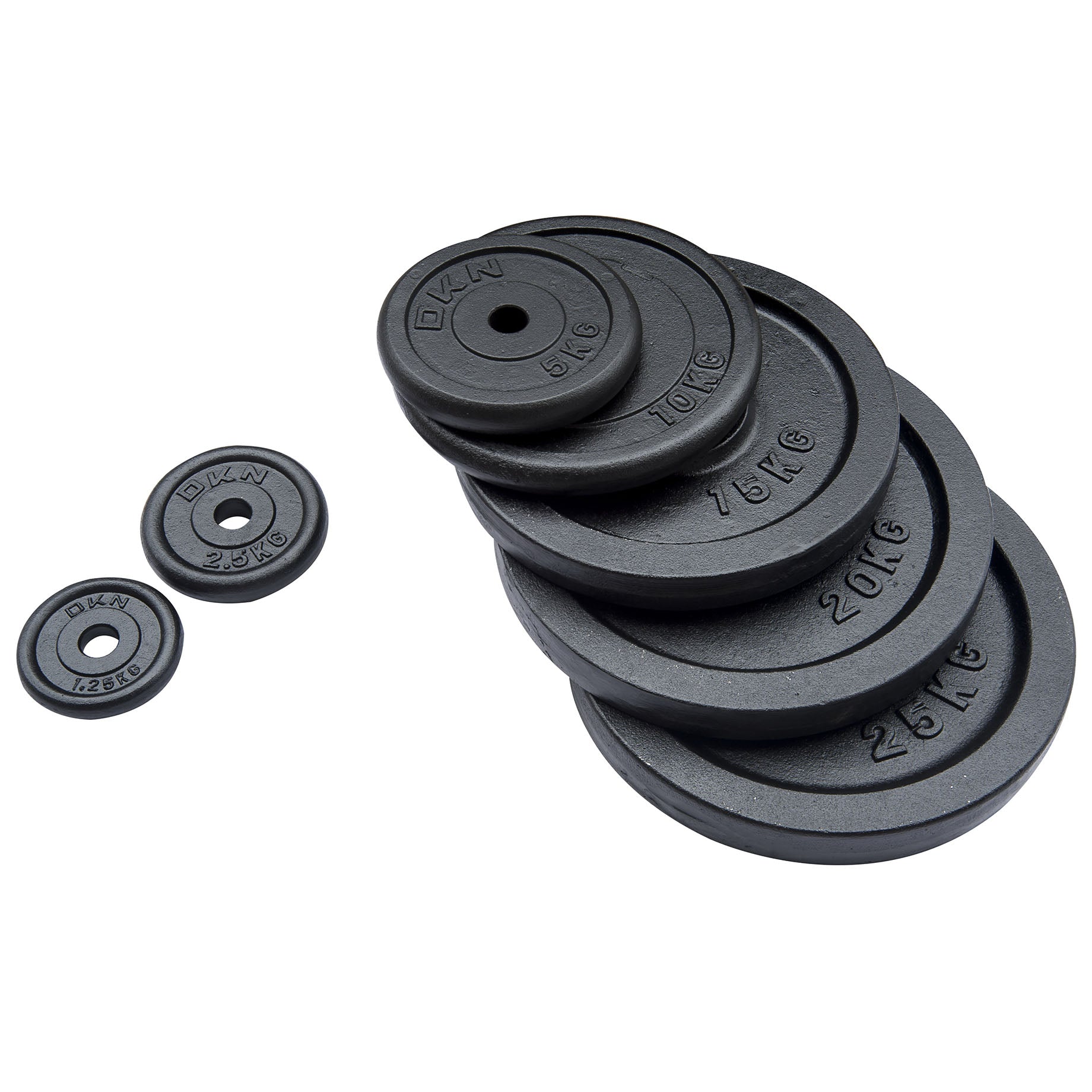 DKN Cast Iron Standard Weight Plates 1 x 15kg